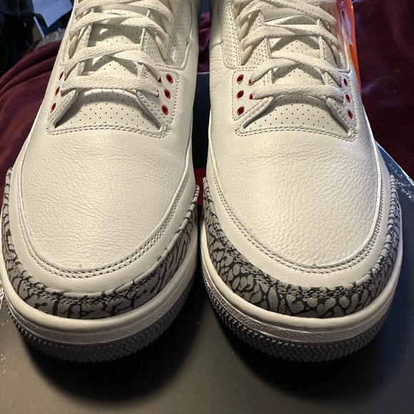 Jordan | Shoes | Jordan 3 White Cement Reimaginedno Defects | Poshmark